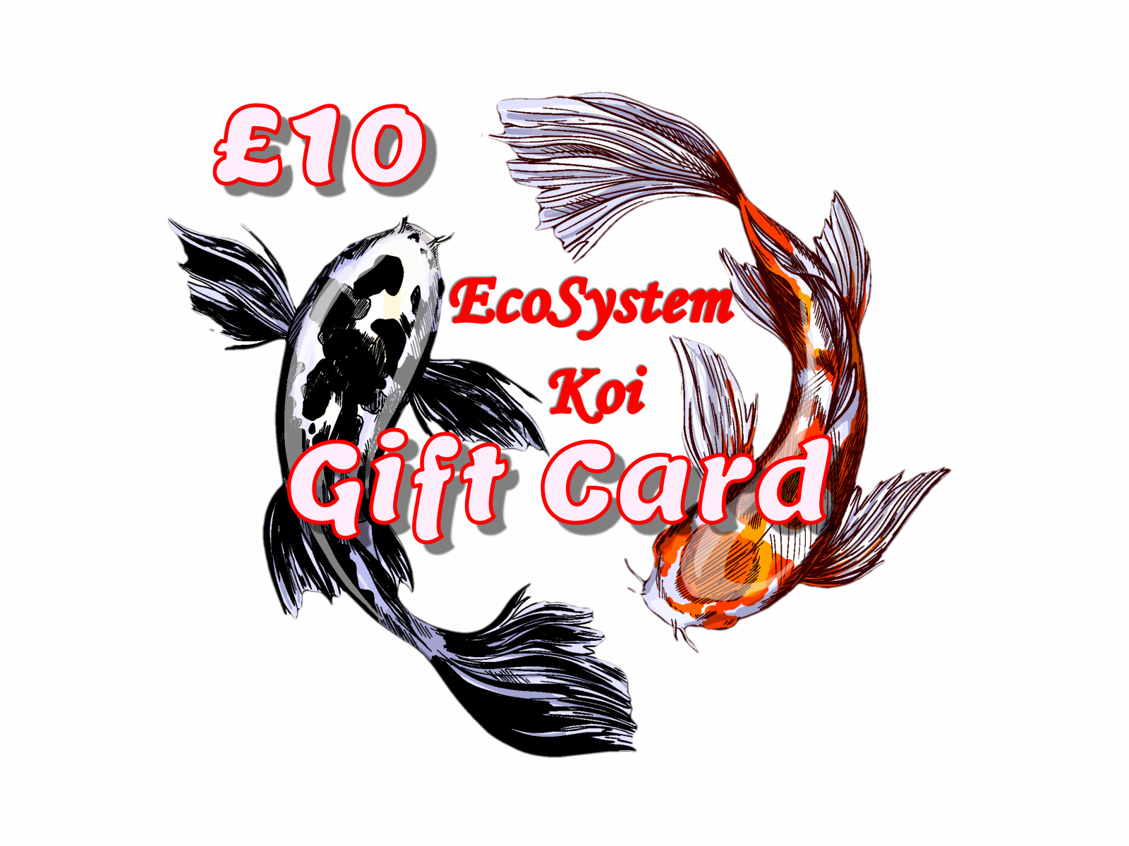 £10 Gift Card - EcoSystem Koi